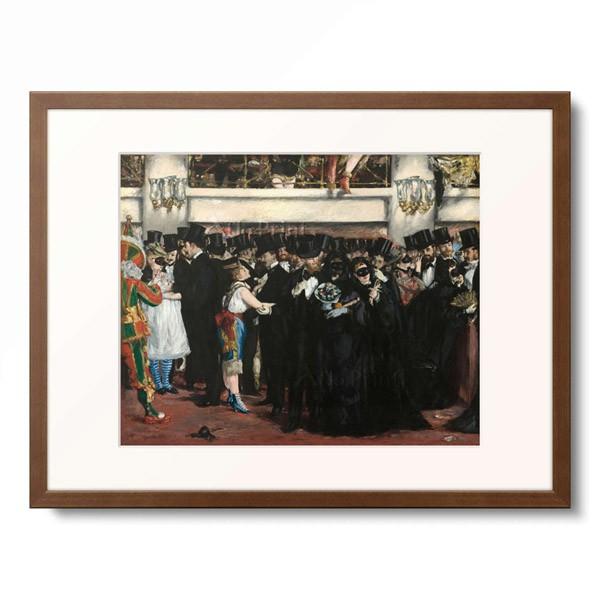 所蔵: ワシントン・ナショナル・ギャラリーEdouard Manet 1832-1883.Masked Ball at the Opera, 1873.Oil on canvas, 59.1 × 72.5 cm.Inv. Nr. 1982....