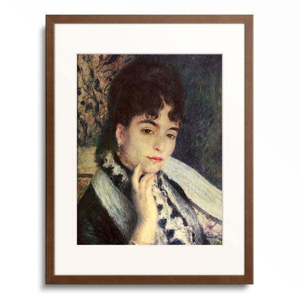 Daudet, Julie, born Allard, wife of the writer Alphonse Daudet. 1844-1940."Madame Alphonse Daudet".Painting, 1876, by Au...