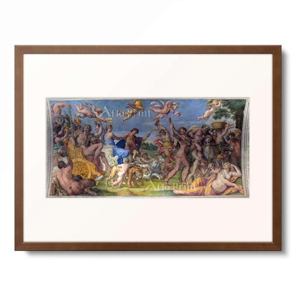 Carracci, Annibale (Bologna, 1560 - Rom, 1609)italienischer MalerTriumphzug von Bacchus und Ariadne.Deckenfresko der Car...