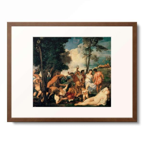 Tizian, eigentl. Tiziano Vecelli (o),um 1487/90 - 1576.“Bacchanal” (Die Andrier erwarten die Ankunft des Dionysos), 1518...