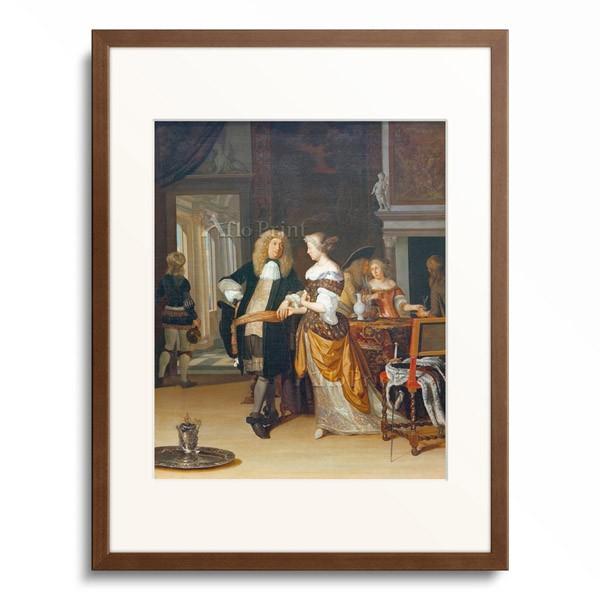 オランダの画家ジャンル: バロックElegant couple in an interior/Neer, Eglon Hendrik van der 1634-1703.“Elegant couple in an interior”,167...