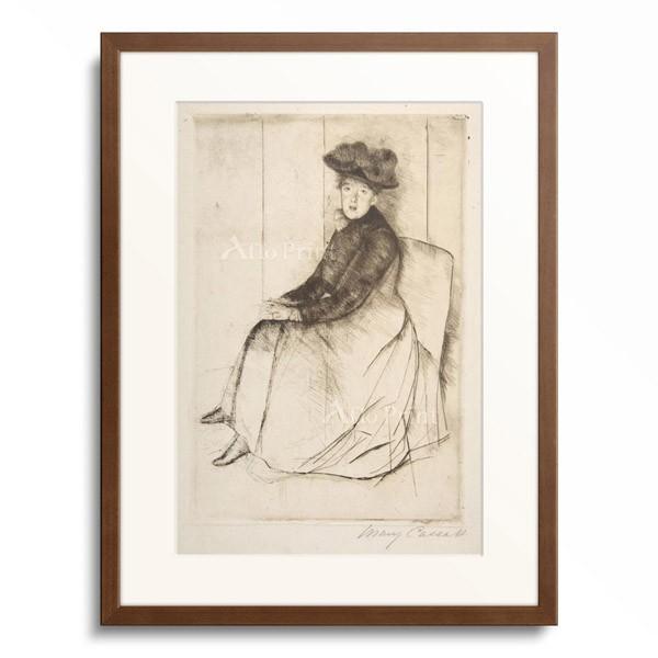 Cassatt, Mary 1844-1926.Reflection, Print, ca. 1885-1895.Drypoint; third state of four, 26 × 17.6 cm.Inv. Nr. 18.33.2New...