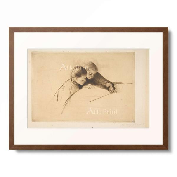 Cassatt, Mary 1844-1926.The Map, Print, 1890.Drypoint; third state of three, 15.8 × 23.2 cm.Inv. Nr. 1977.582.3New York,...