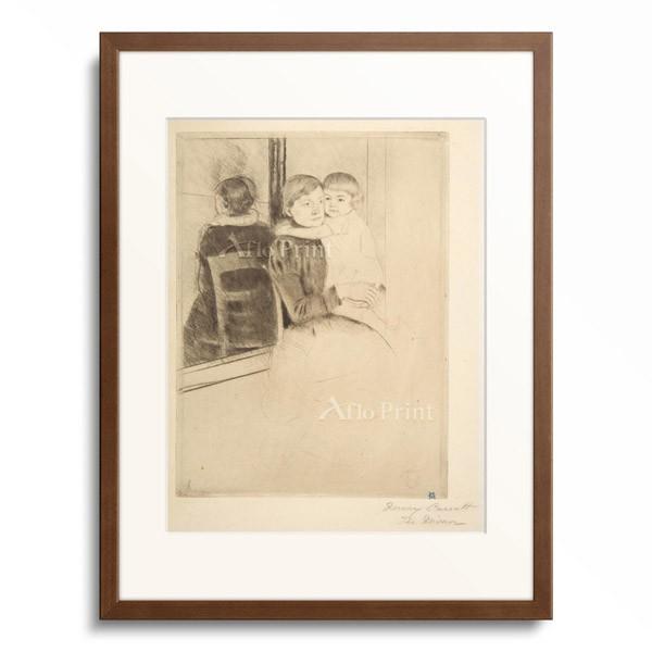 Cassatt, Mary 1844-1926.The Mirror, Print, ca. 1886-1896.Drypoint; sixth state of six, 22.5 × 16.7 cm.Inv. Nr. 29.107.90...