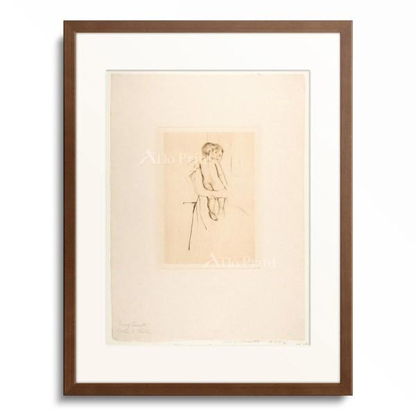 Cassatt, Mary 1844-1926.Baby's Back, Print, 1890.Drypoint and soft ground etching; third state of three, 23.3 × 16.5 cm....