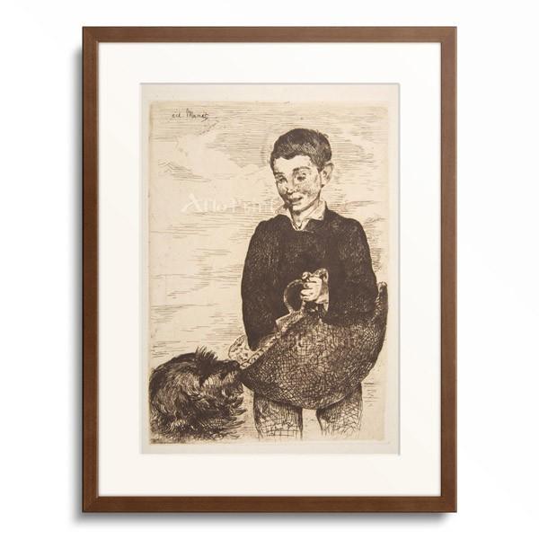 Manet, Edouard 1832-1883.The Urchin, Print, ca. 1861-1862.Etching, final state (II) in brown ink on laid white paper, fr...