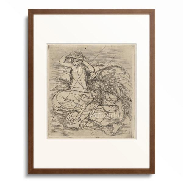 Renoir, Auguste 1841-1919.Les Deux Baigneuses (Cancelled impression), Print, 1895.Etching on wove paper; impression from...
