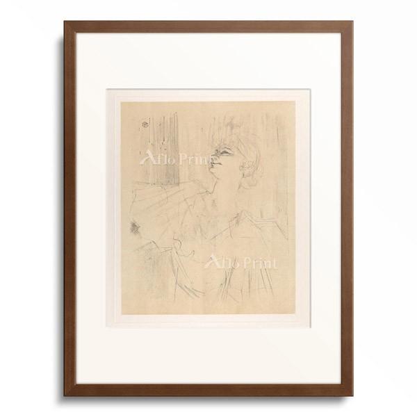 Toulouse-Lautrec, Henri de 1864-1901.IV. A Menilmontant de Bruant, Print, 1898.Lithograph printed with beige tint stone ...