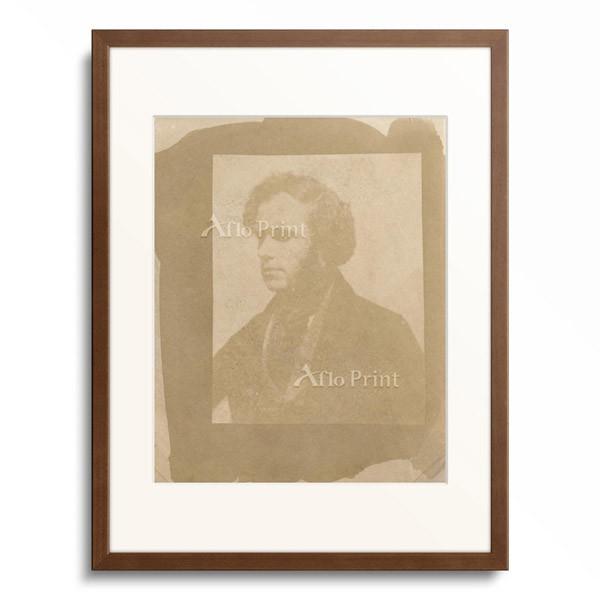 Talbot, William Henry Fox 1800-1800.Nicolaas Henneman in Profile, Photograph, 1843.Photogenic drawing from paper negativ...