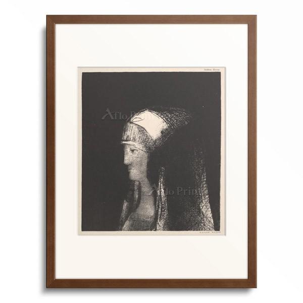 Redon, Odilon 1840-1916.Druidesse, Print, 1891.Transfer lithograph, 23 × 20.2 cm.Inv. Nr. 22.104.2New York, Metropolitan...