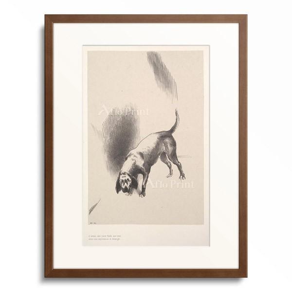 Redon, Odilon 1840-1916.He fixed his eyes on me with an expression that was so strange, Print, 1896.Lithograph, 44.6 × 3...