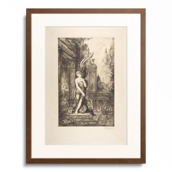 Bracquemond, Felix 1833-1914.L'Homme qui court apres la Fortune et celui qui l'attend dans son lit, after Gustave Moreau...