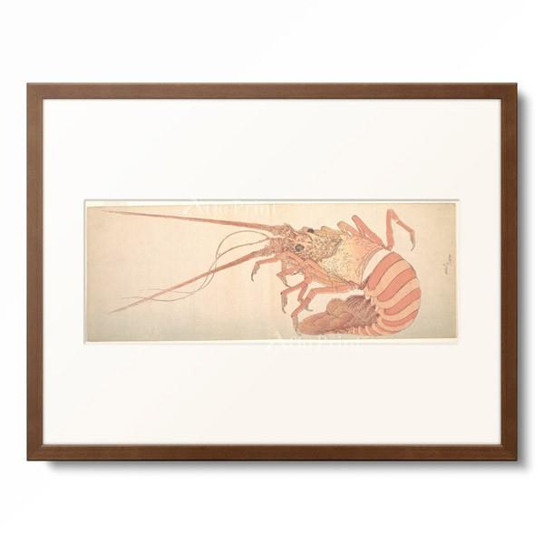 Katsushika Hokusai 1760-1849.Print, ca. 1800-1815.Edo period (1615-1868).Polychrome woodblock print (surimono); ink and ...