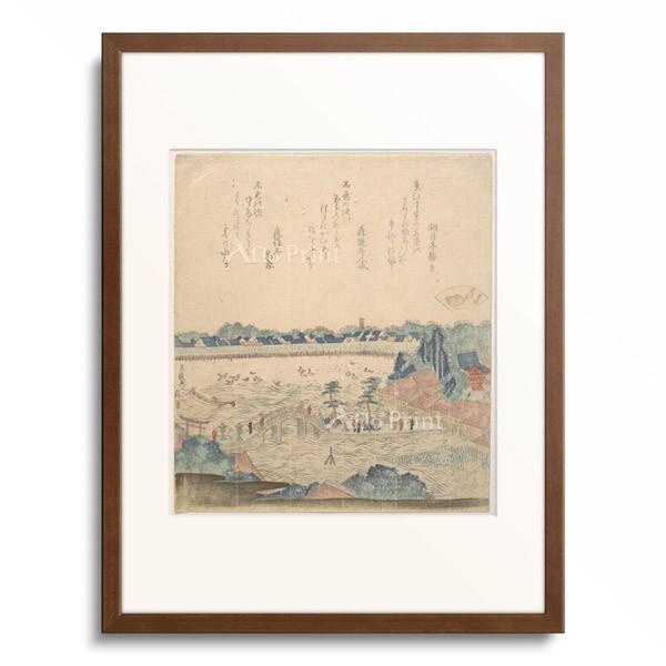 Katsushika Hokusai 1760-1849.Print, ca. 1760-1849.Edo period (1615-1868).Polychrome woodblock print (surimono); ink and ...