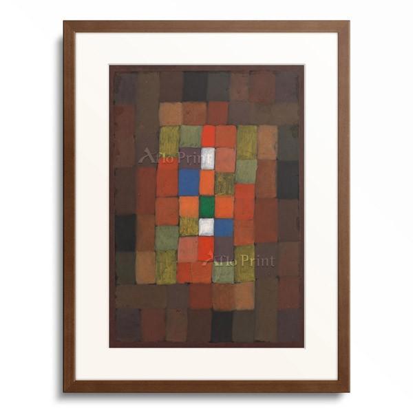 Klee, Paul 1879-1940.Static-Dynamic Gradation, Drawing, 1923.Oil and gouache on paper bordered with gouache, watercolor,...