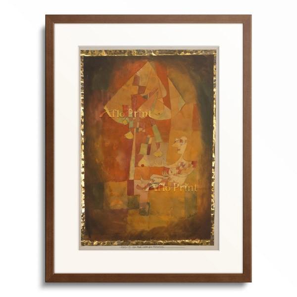 Klee, Paul 1879-1940.The Man Under the Pear Tree, Drawing, 1921.Watercolor and transferred printing ink on paper, border...