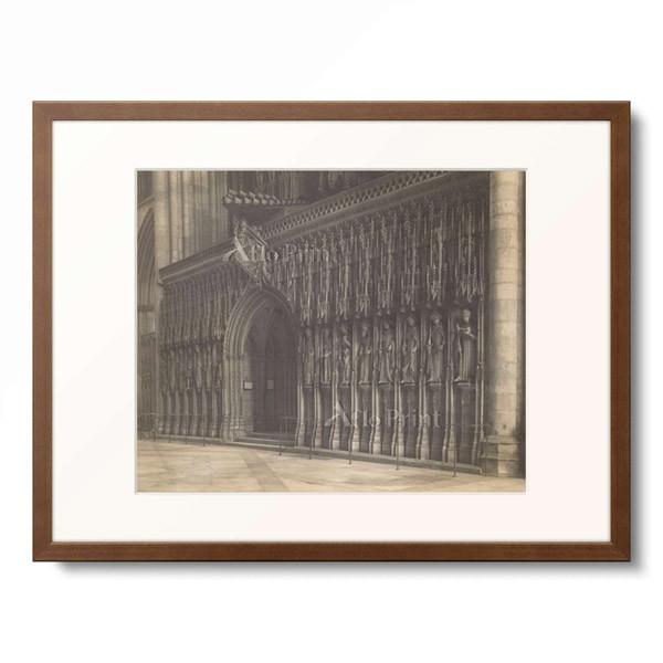 Evans, Frederick Henry 1853-1943.Organ Screen, York Minster, Photograph, ca. 1902-1906.Platinum print.Inv. Nr. 1987.1183...