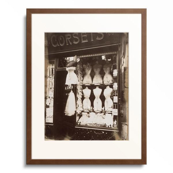 Atget, Eugene 1857-02-02-1927-08-04.Boulevard de Strasbourg, Corsets, Paris, Photograph, 1912.Gelatin silver print from ...
