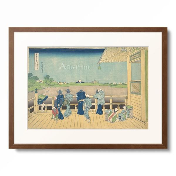 Katsushika Hokusai 1760-1849.Sazai Hall at the Temple of the Five Hundred Arhats (Gohyaku Rakanji Sazaido), from the ser...