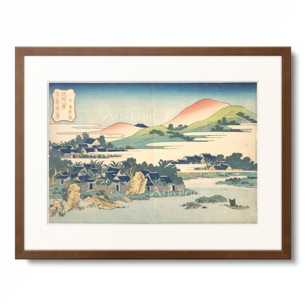 Katsushika Hokusai 1760-1849.Banana Garden at Nakashima (Nakashima shoen), from the series Eight Views of the Ryukyu Isl...