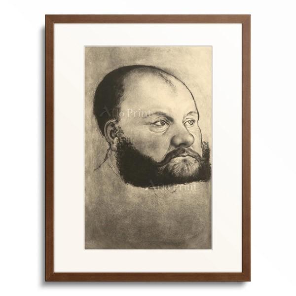 Wolfgang, Prince of Anhalt, elder Dessauer line; Died in 1562.Portrait.Brush drawing, circa 1545, by Lucas Cranach the E...