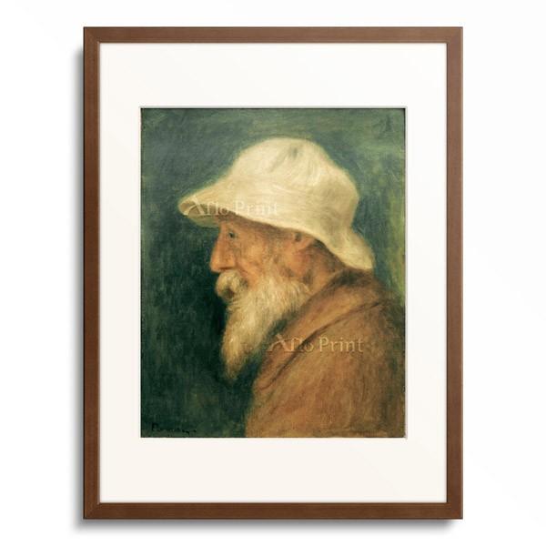 Renoir, Auguste; French painter; Limoges25.2.1841 - Cagnes-sur-Mer 17.12.1919."Portrait de l’artiste au chapeau blanc" (...