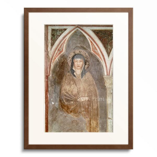 Giotto di Bondone; c. 1266-1337.School.St. Clare.(Clare of Assisi; saint and foundress of the Clares, Assisi 1194- San D...