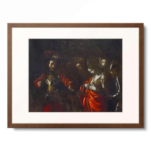 Caravaggio, born Michelangelo Merisi; 1571-1610."The Martyrdom of Saint Ursula",1609-10.Oil on canvas, 143 × 180cm.Naple...