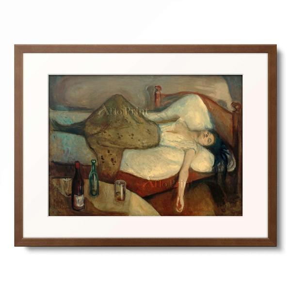 ノルウェーの画家ジャンル: 象徴主義　表現主義Munch, Edvard 1863-1944.“Der Tag danach”, 1894.Ol auf Leinwand, 115 × 152 cm.Oslo, Nasjonalmuseet.