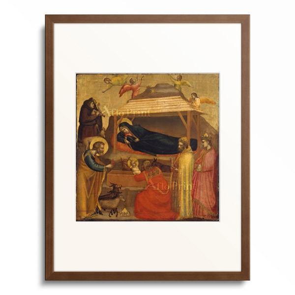 Giotto di Bondone 1266-1337.The Adoration of the Magi, Painting, ca. 1315-1325.Tempera on wood, gold ground, 45.1 × 43.8...
