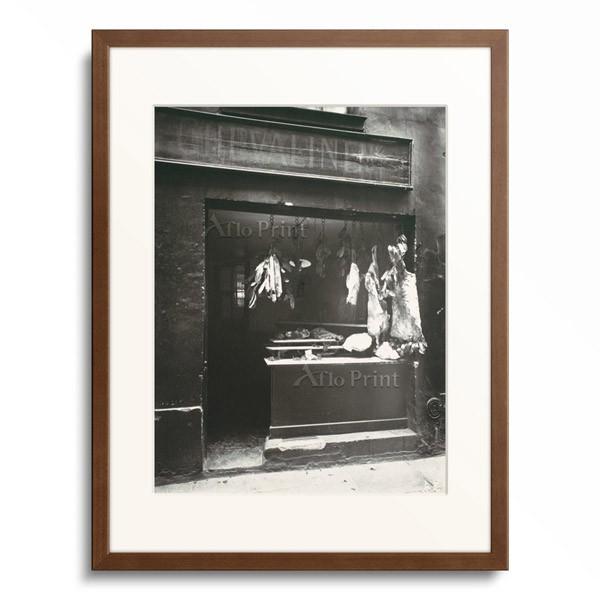 Atget, Eugene 1857-02-02-1927-08-04.Boucherie, Rue Christine, Photograph, ca. 1900-1929.Gelatin silver print.Inv. Nr. 56...