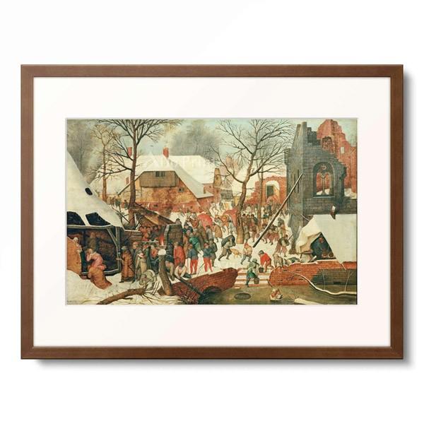 Brueghel, Pieter the Younger 1564-1638.- "The Adoration of the Three Kings",after 1616.(Copy after a painting, 1564, by ...