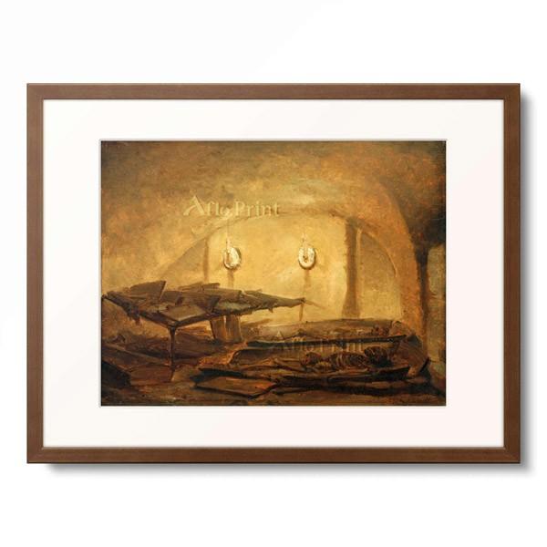 Hendrik Schaefels; 1827-1904."Le caveau de Pierre Paul Rubens" (The grave vault of Peter Paul Rubens, Flemish painter, 1...