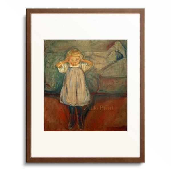 ノルウェーの画家技法: 油彩ジャンル: 象徴主義　表現主義Das Kind und der TodMunch, Edvard; 1863-1944."Das Kind und der Tod" (Die tote Mutter), 1899...