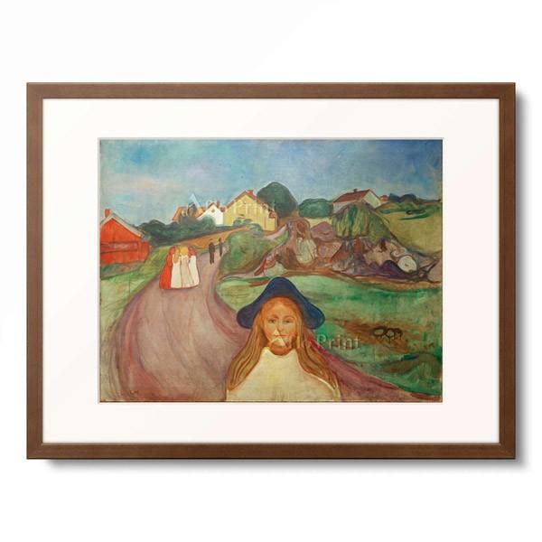 Street in Asgardstrand/Munch, Edvard/1863-1944,/Norwegian painter."Street in Asgardstrand", 1901.Oil on canvas, 88.3 x 1...