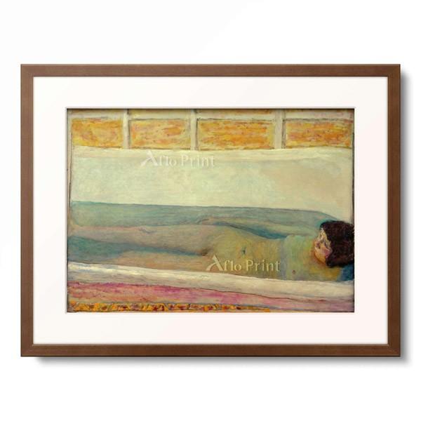 所蔵：テート・ブリテン技法：油絵ジャンル：ナビ派　親密派フランスの画家Bonnard, Pierre,1867-1947,French artist.“Baignoire (Le Bain)" (The bath tub (the Bath...