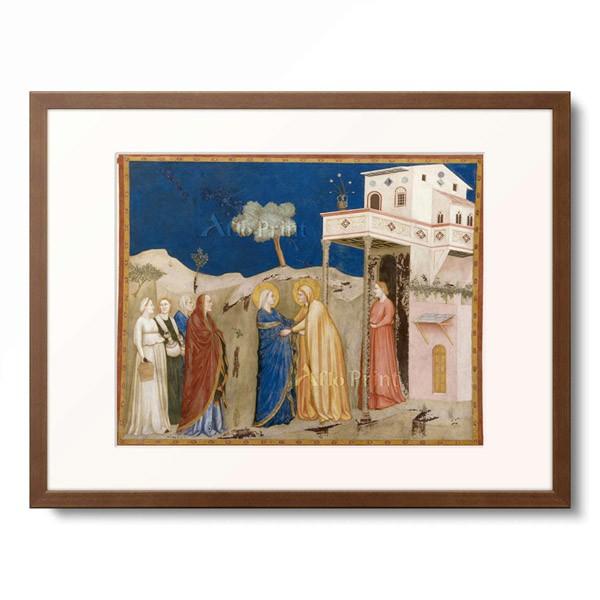 Giotto di Bondone, c. 1266-1337,Work shop.“The Home-seeking”.Fresco, c. 1315/20.Assisi, S. Francesco (lower church, west...
