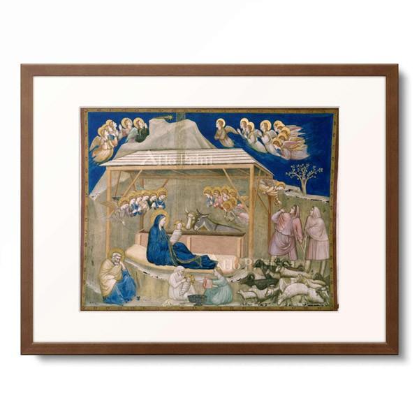 Giotto di Bondone, c. 1266-1337,Workshop.“The Birth of Christ”.Fresco, c. 1315/20.Assisi, S.Francesco (lower church, nor...