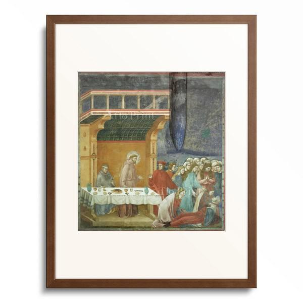 Giotto di Bondone c. 1266-1337.“The Death of the Knight of Celano”. ( (St. Francis Prophesies the Death of his Host; Leg...