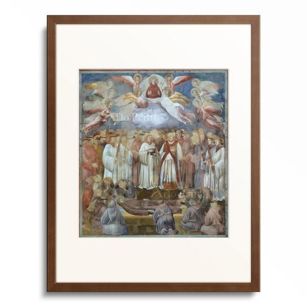 Giotto di Bondone c. 1266-1337.“The Death of St. Francis of Assisi”. (Legenda maior XIV, 6).Fresco, c. 1295/1300.Assisi,...