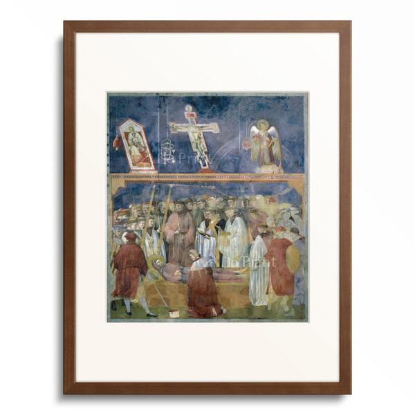 Giotto di Bondone c. 1266-1337.“The Doubting Jerome Convinces Himself that St. Francis’ Stigmas are Real”. (Legenda maio...