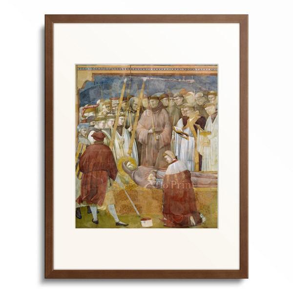 Giotto di Bondone, c. 1266-1337.“The Doubting Jerome Convinces Himself that St. Francis’ Stigmas are Real”. (Legenda mai...