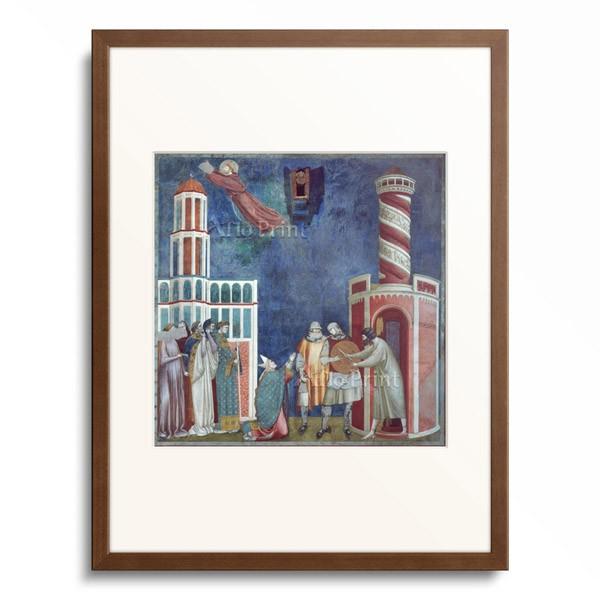 Giotto di Bondone,c. 1266-1337.“The Freeing of the Heretic Peter”. (St. Francis frees Peter of Alife; Bonaventura, De mi...