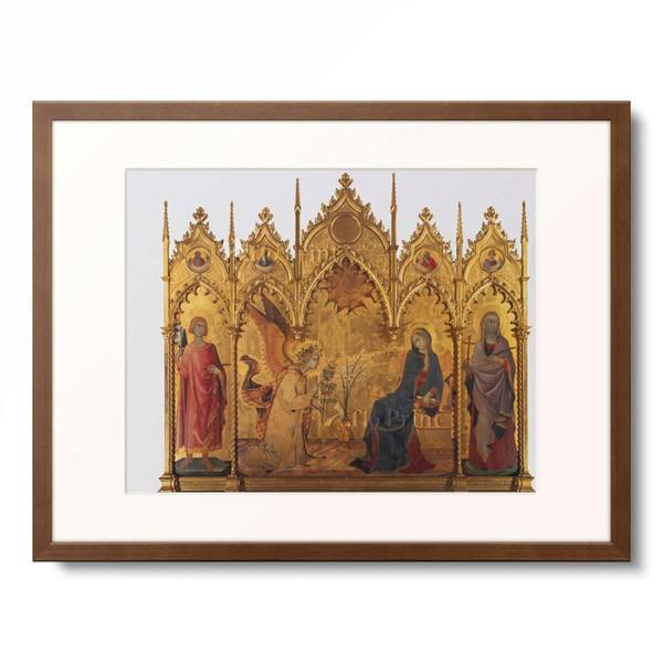 Martini, Simone c. 1280/85 - 1344(in collaboration with Lippo Memmi).“Annunciation / The Saints Ansanus and Julitta”, 13...