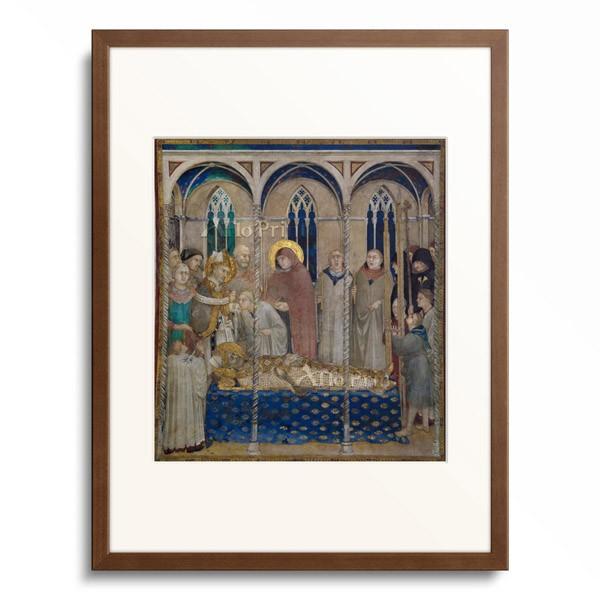 Martini, Simone c. 1280/85 - 1344.-"The exequies of St. Martin of Tours”.Assisi, S. Francesco (Lower church, Martin’s Ch...
