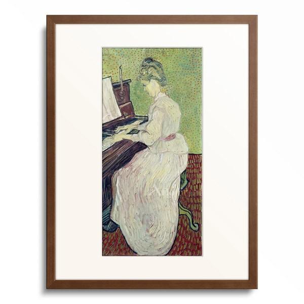 Gogh, Vincent van 1853-1890.“Marguerite Gachet at the piano”,Auvers, June 1890.Oil on canvas, 102 × 50cm.Basel, Kunstmus...