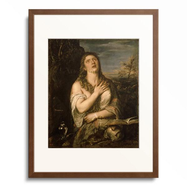 Titian, orig. Tiziano Vecelli (o)c. 1488/90-1576.“Magdalene doing penance”, c. 1560.Oil on canvas, 118 × 97cm.St Petersb...