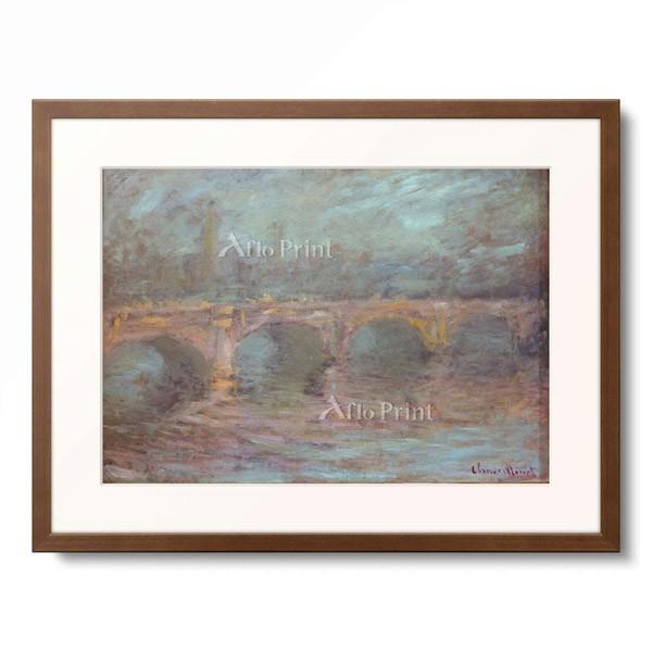 Monet, Claude 1840-1926.“Waterloo Bridge, effet rose” (Waterloo Bridge, pink atmosphere), 1899/1901.Oil on canvas, 65.5 ...