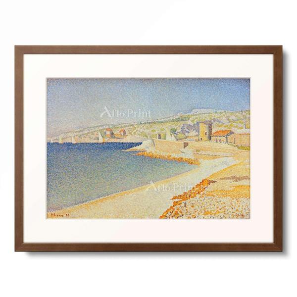 Signac, Paul; 1863-1935.The Jetty at Cassis, Opus 198.Painting, 1889.Oil on canvas, 46.4 × 65.1 cm.Inv. No. 1976.201.19V...