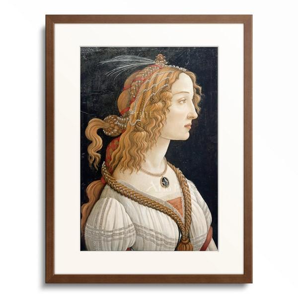 Botticelli, Sandro; born Alessandro Filipepi.1444/45-1510.“Portrait of Simonetta Vespucci as Nymph”, undated.Tempera on ...